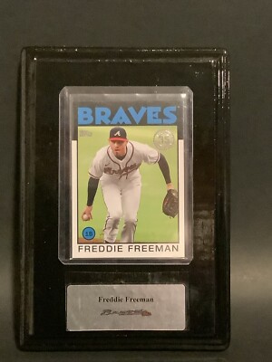Freddie Freeman 5x7 wooden plaque | eBay