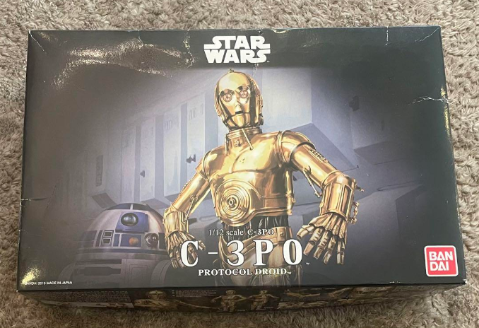 BANDAI Star Wars C-3PO Protocol Droid 1/12 scale kit with comlink ...