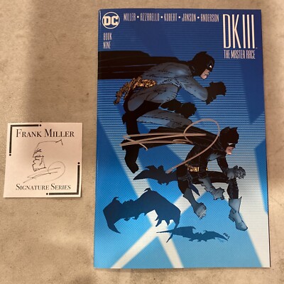 Frank Miller Signed DK III Master Race #9 Variant Dark Knight Returns ...