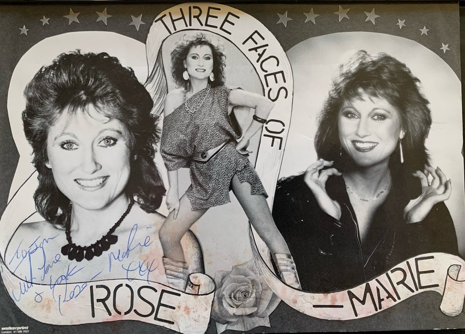 ROSE MARIE IRISH SINGER VINTAGE **HAND SIGNED** PHOTO CARD AND LETTER ...