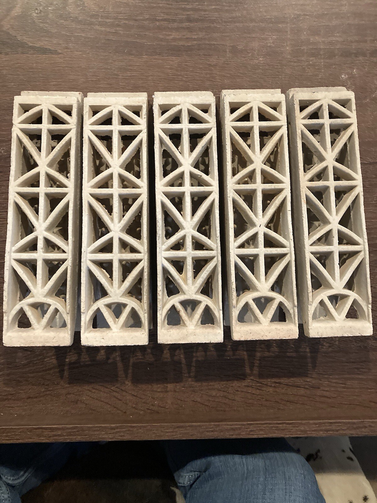 SET OF 5 - X 900 5-2 Dearborn Gas Heater Brick 8”x 2” Propane Or ...