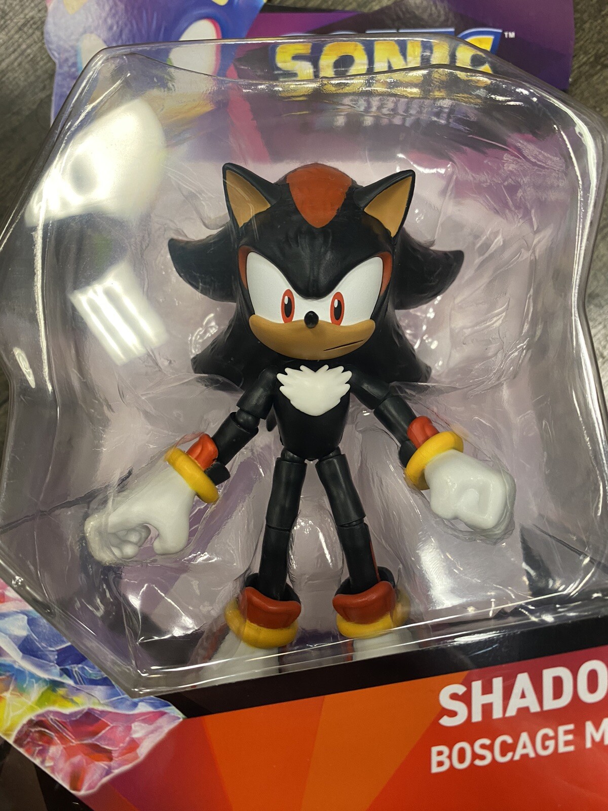🔳⭐️ Jakks Sonic Prime SHADOW Action Figure Boscage Maze Netflix NEW ...