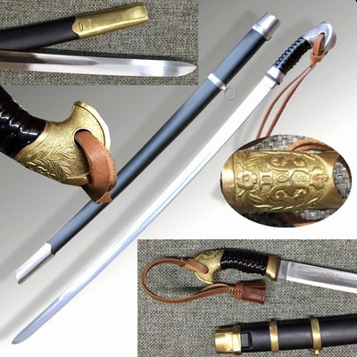 Cossack Shashka Sabre Sword knight knife High Carbon Spring Steel sharp ...