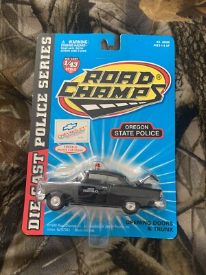 ROAD CHAMPS VINTAGE POLICE CAR SERIES CHEVY "OREGON STATE POLICE" | eBay