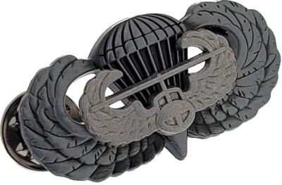 Jump Wing Air Assault Airborne Badge Military Army Parachute Pin Medal ...