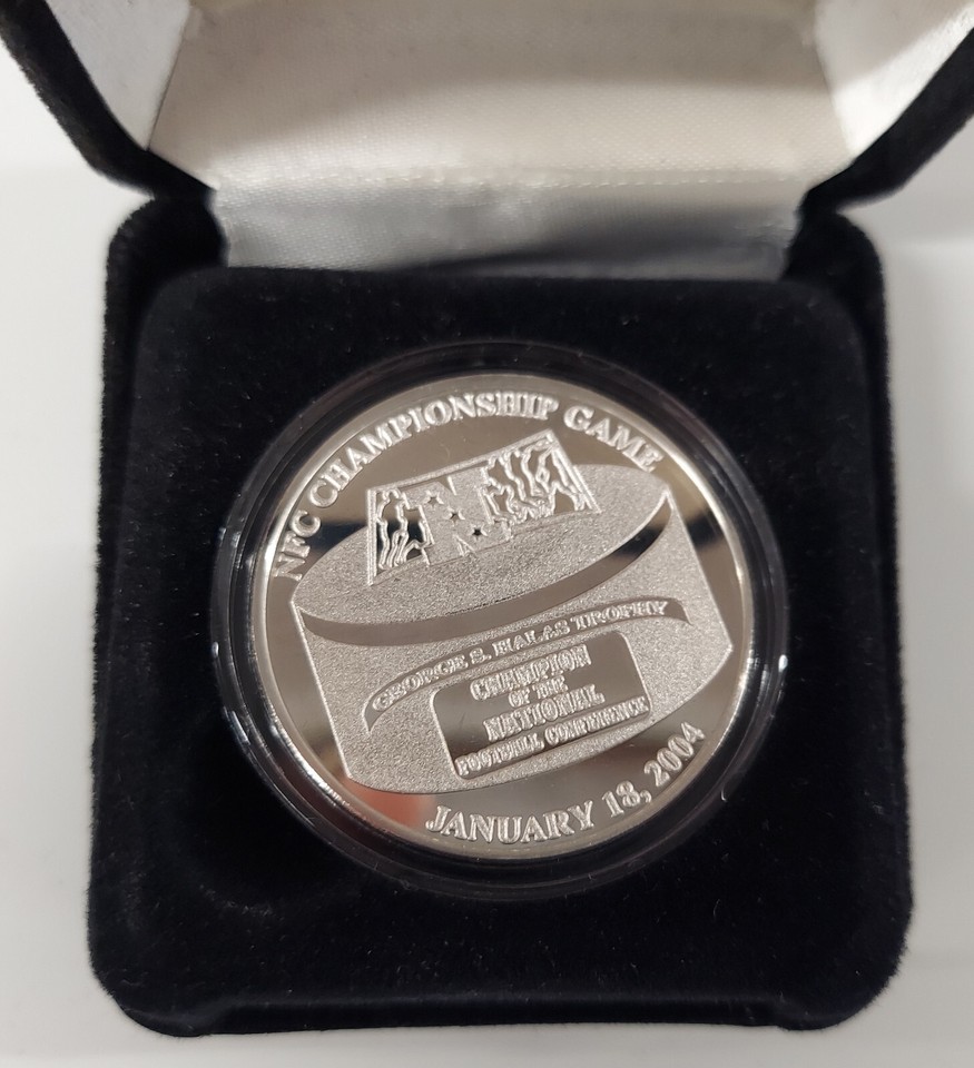 2004 NFC Championship (Eagles vs Falcons) Highland Mint Official NFL ...