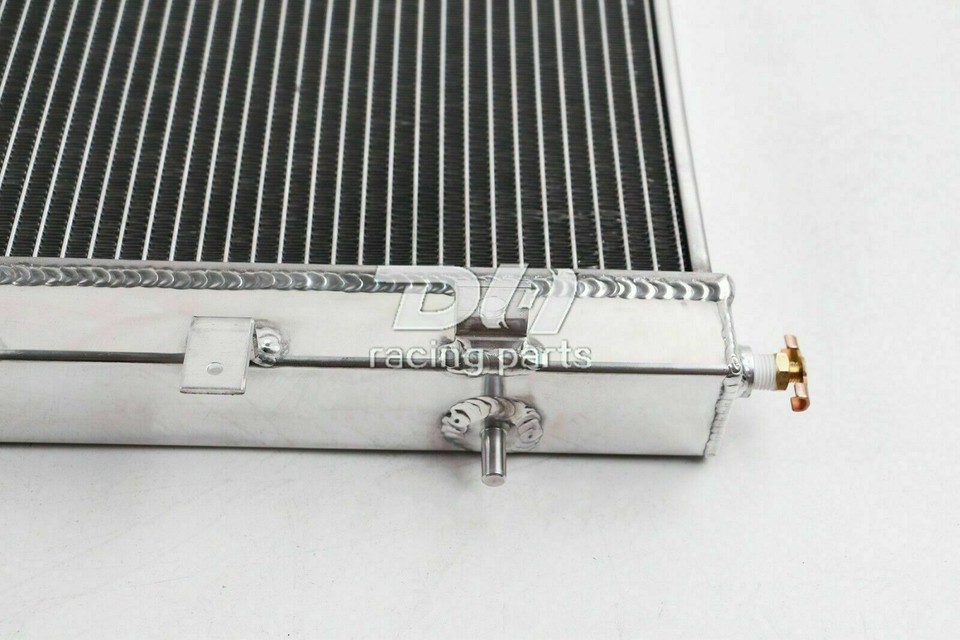 2 Row Aluminum Radiator+Shroud&2x12''Fans For 02-07 Subaru Impreza WRX ...