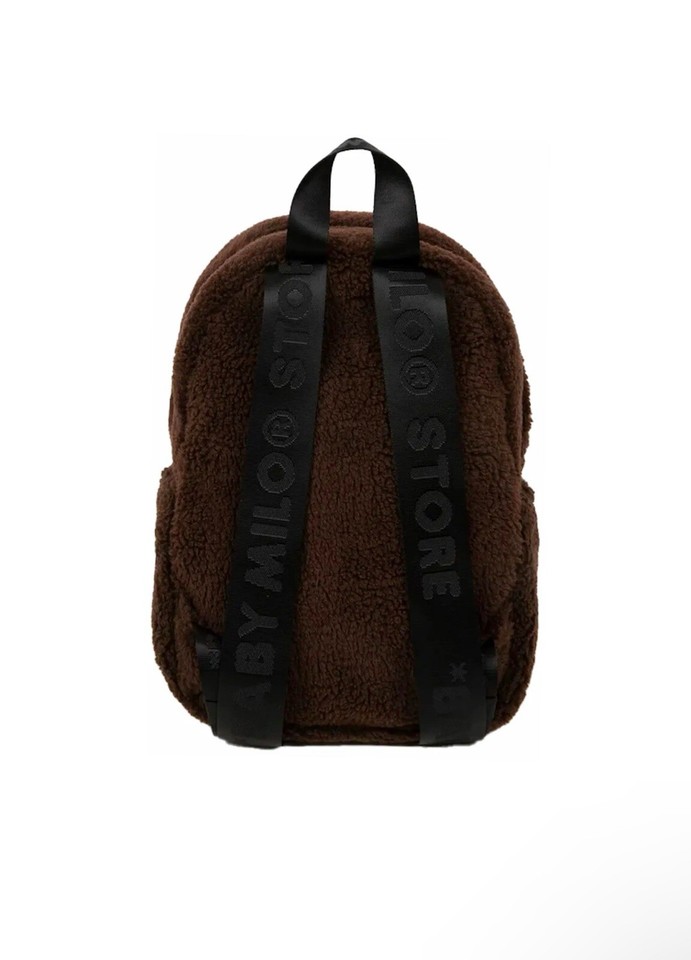 BAPE Baby Milo Fur Backpack Brown New | eBay