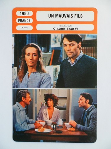CARTE FICHE CINEMA 1980 UN MAUVAIS FILS Patrick Dewaere Yves Robert ...