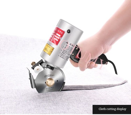 Electric Round Knife Cloth Cutter Silk Leather fabric Fabric cutting ...