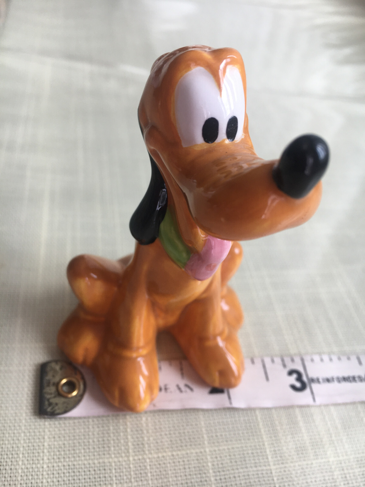 Vintage Disney Sitting Happy Pluto Figurine 4" | eBay