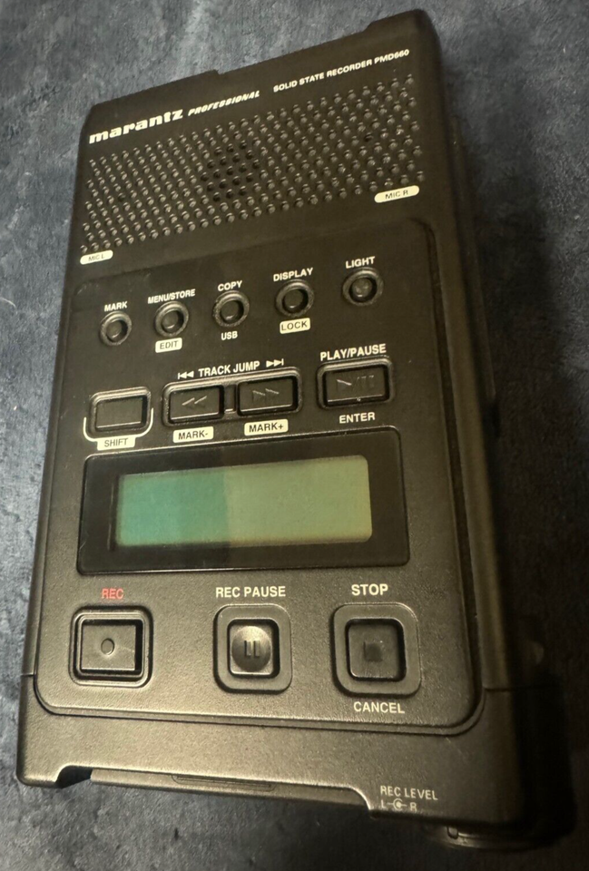 Marantz Professional Solid State Recorder PMD660 Digital Voice Recorder ...