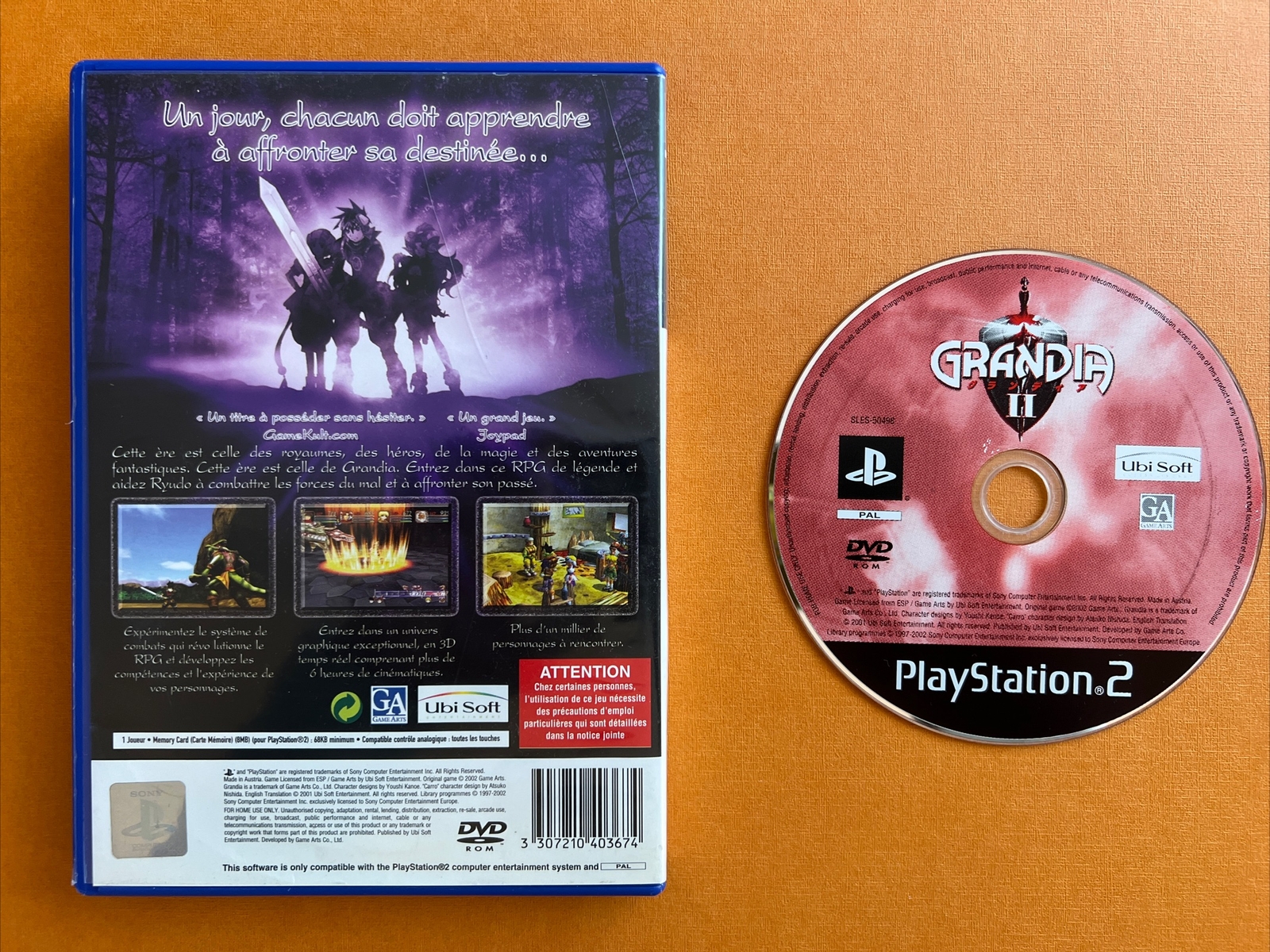 GRANDIA II SONY PLAYSTATION 2/PS2 - FRA SANS NOTICE TBE | eBay