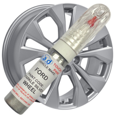 FORD SPARKLE SILVER WHEEL PAINT TOUCH UP PEN CURB SCRATCH ALLOY WHEEL ...
