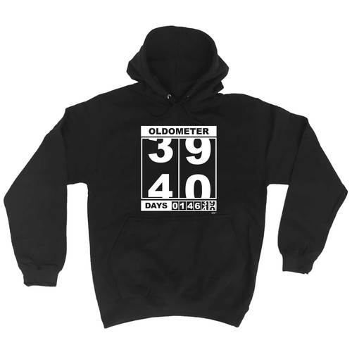 Oldometer Birthday 39 40 Novelty Mens Womens Clothing Gift Hoodies ...