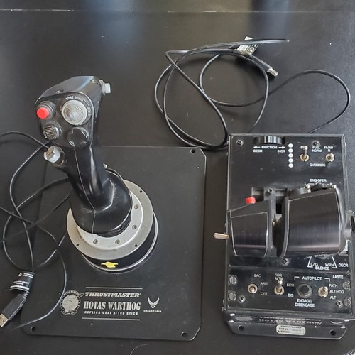 Thrustmaster Hotas Warthog Flight Stick Joystick for PC - Black ...