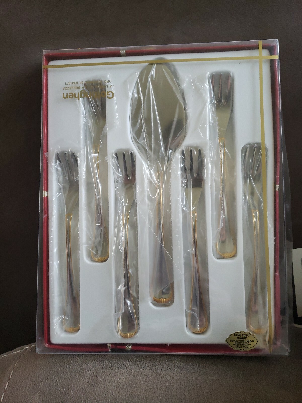 Gottinghen Cake Silverware Set 24k Gold Made in Germany Brand new Never ...