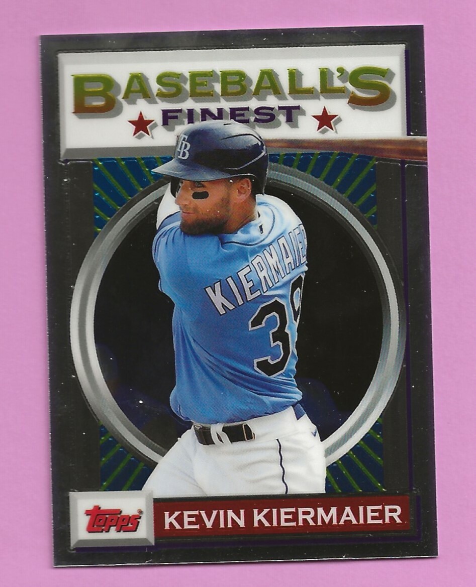 2020 Topps Baseball Finest Flashback Kevin Kiermaier #165 Tampa Bay ...