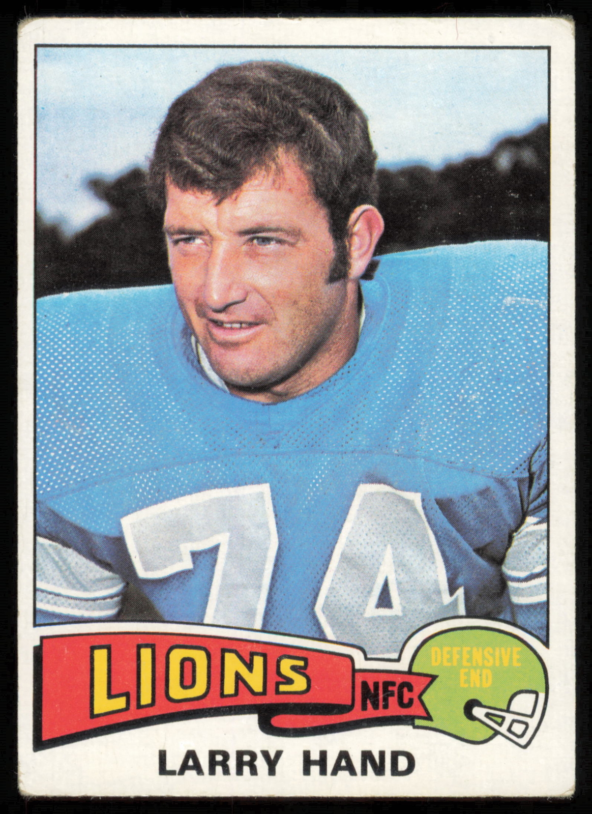 1975 Topps #42 Larry Hand Detroit Lions | eBay