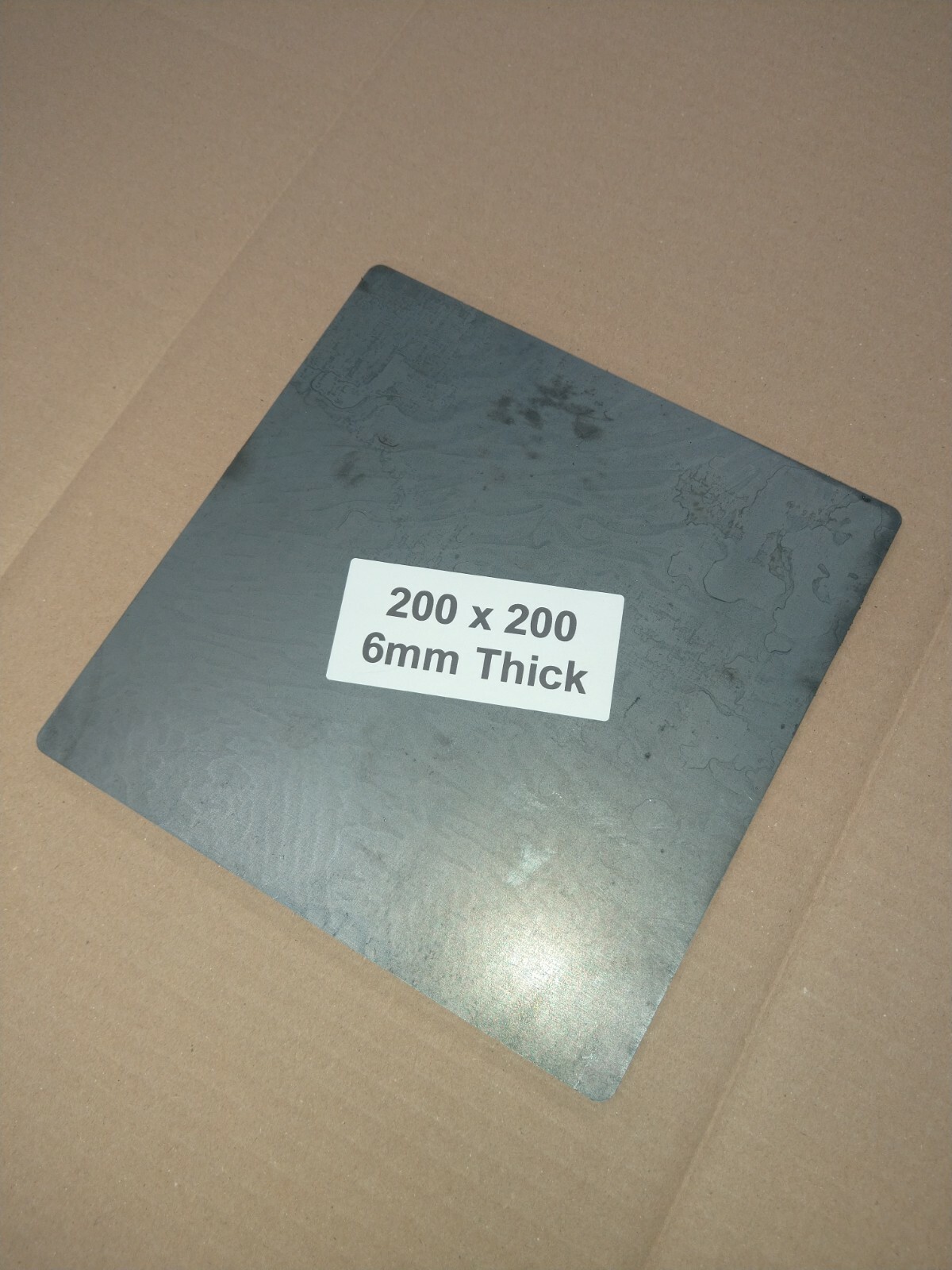 6mm Mild Steel Plate Laser Cut with Radius Corners 125x125 150x150 ...