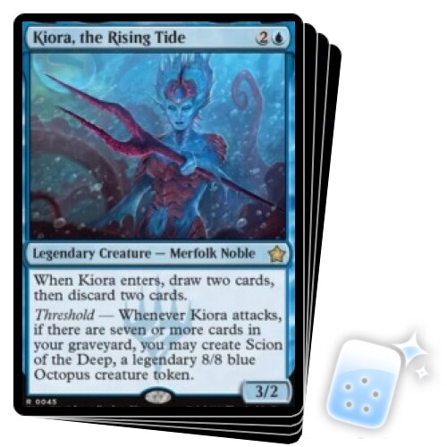 KIORA, THE RISING TIDE X4 Foundations FDN Magic MTG MINT CARD | eBay