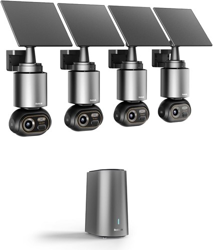 BOTSLAB Security Cameras Wireless Outdoor, 4K Color Night Vision, 32G ...