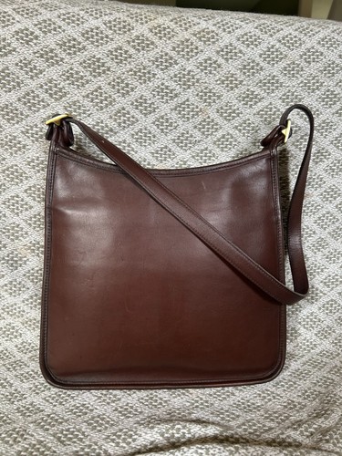 Vintage Coach style No. 9073 Shoulder Bag in Mahongony Brown | eBay