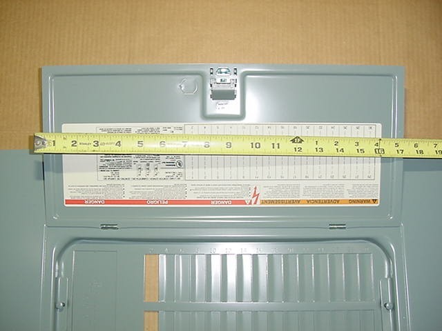 Square D - 30 circuit panel cover QO New QOC-30-UF flush mount 200 amp ...