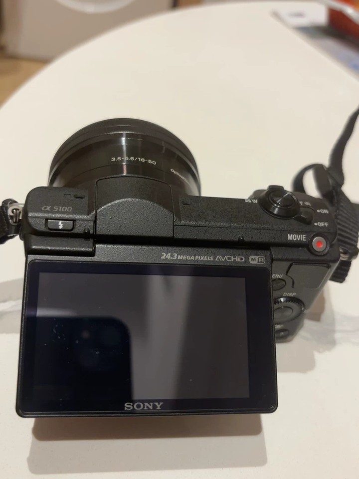 Sony Alpha a5100 Flip Screen 24.3MP Mirrorless Digital Camera with 16 ...