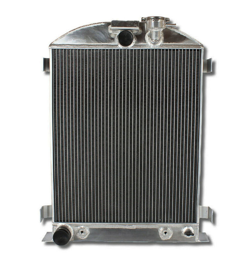 22" 3ROWS Cooling Aluminum Radiator For 1933 Ford Model A V8 engine ...
