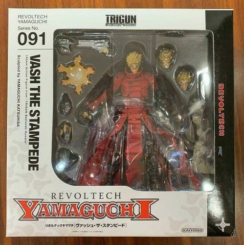 Revoltech Vash Figure Stampede Kaiyodo Yamaguchi Trigun Action 91 Japan ...
