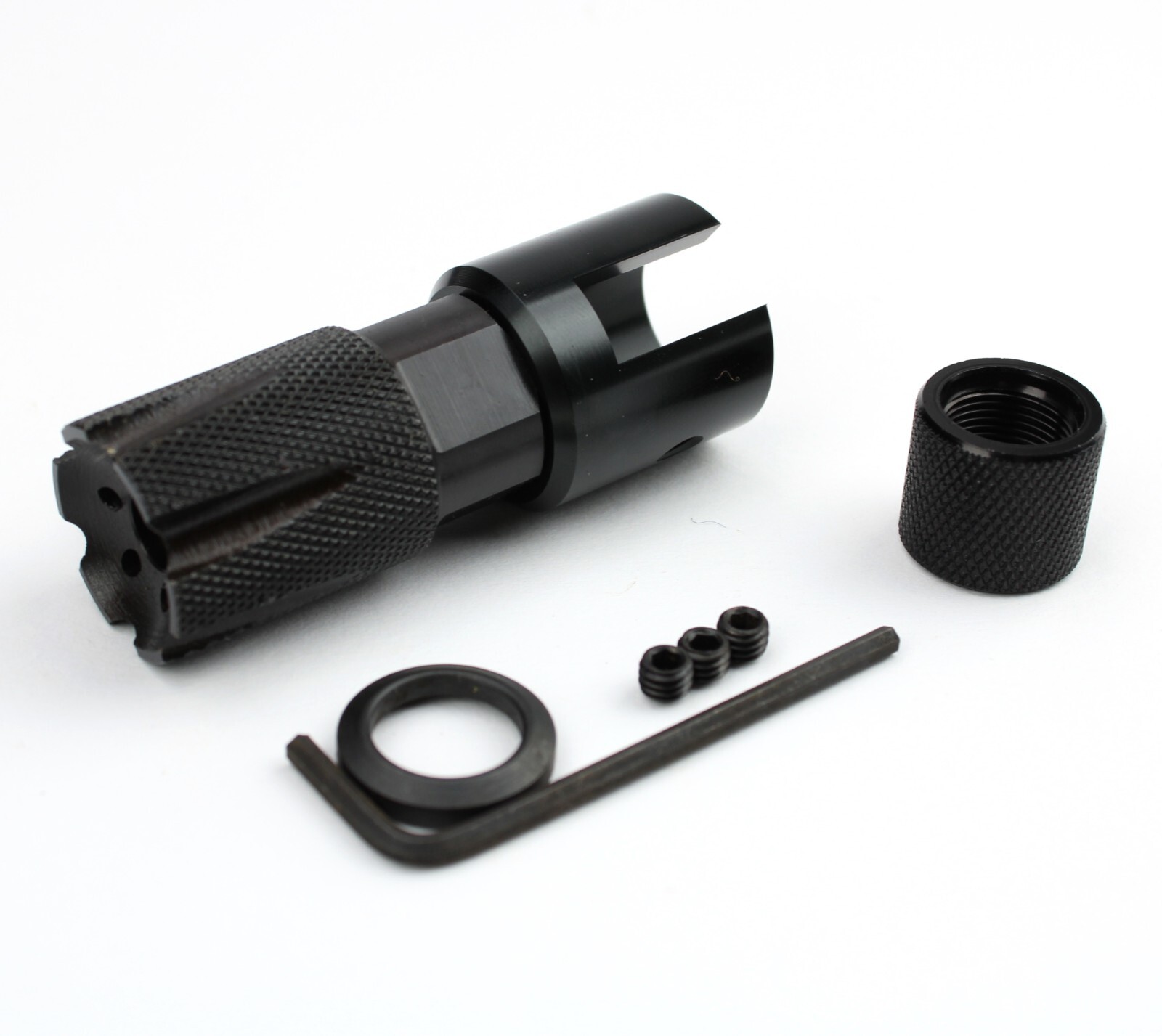 Black Muzzle Brake/Linear Compensator Compatible with Ruger 10/22 1022 ...