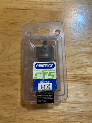 Champion Cutting Tools CT5 1-1/8 Carbide Tipped Hole Cutter | eBay