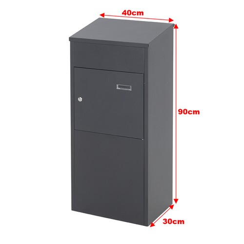 Extra Large Lockable Parcel Package Delivery Drop Box Letterbox Storage ...