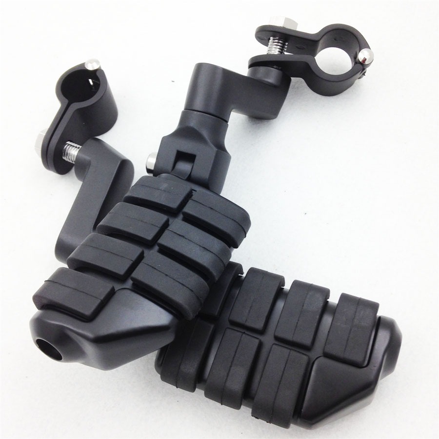 HTTMT 1.5" Dually Highway Clamps Large Foot Pegs For TRIUMPH ROCKET 3 ...