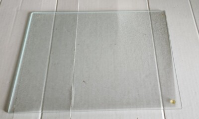 Vintage Glass Cutting Chopping Board 15x11Inch Textured Tempered | eBay