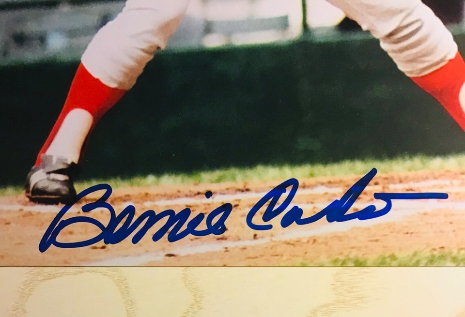 Boston Red Sox BERNIE CARBO auto signed autographed 8x10 1975 World ...