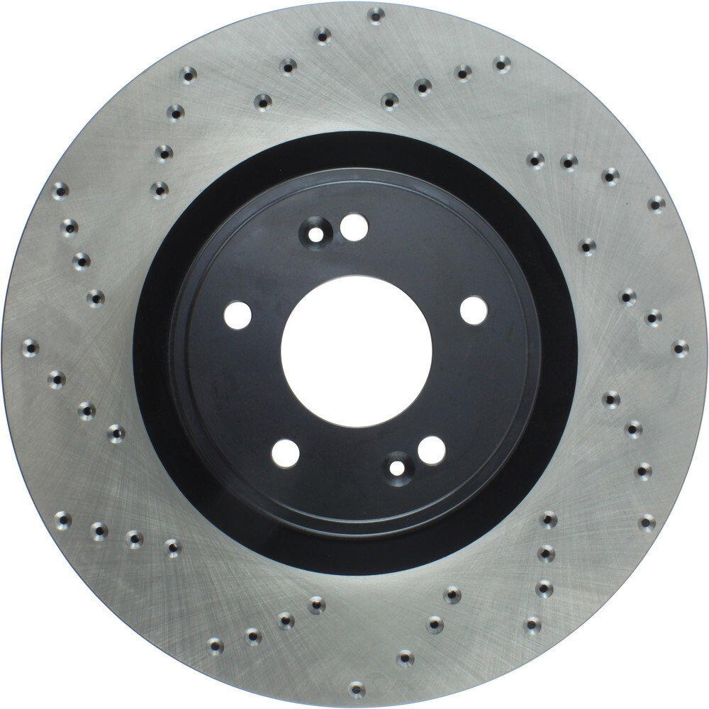 Disc Brake Rotor-Sport Cross-Drilled Stoptech fits 10-16 Hyundai ...