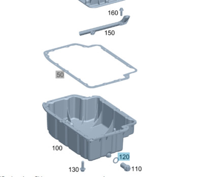 New Genuine Mercedes Benz Vito 447 Sprinter Oil Sump Washer ...