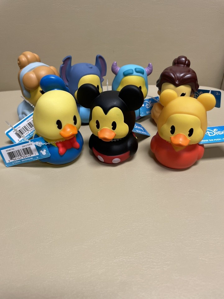 Disney Rubber Ducks Set of Seven (7) Disney Ducks NWT Collectible Jeep ...