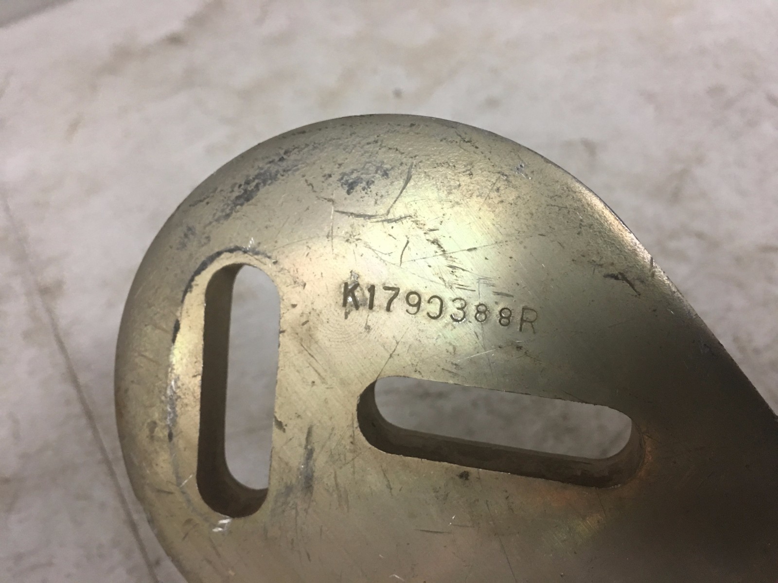 KW Hood Locator Pin & Bracket Kenworth # K179-C-388R Ref# K179388R ...