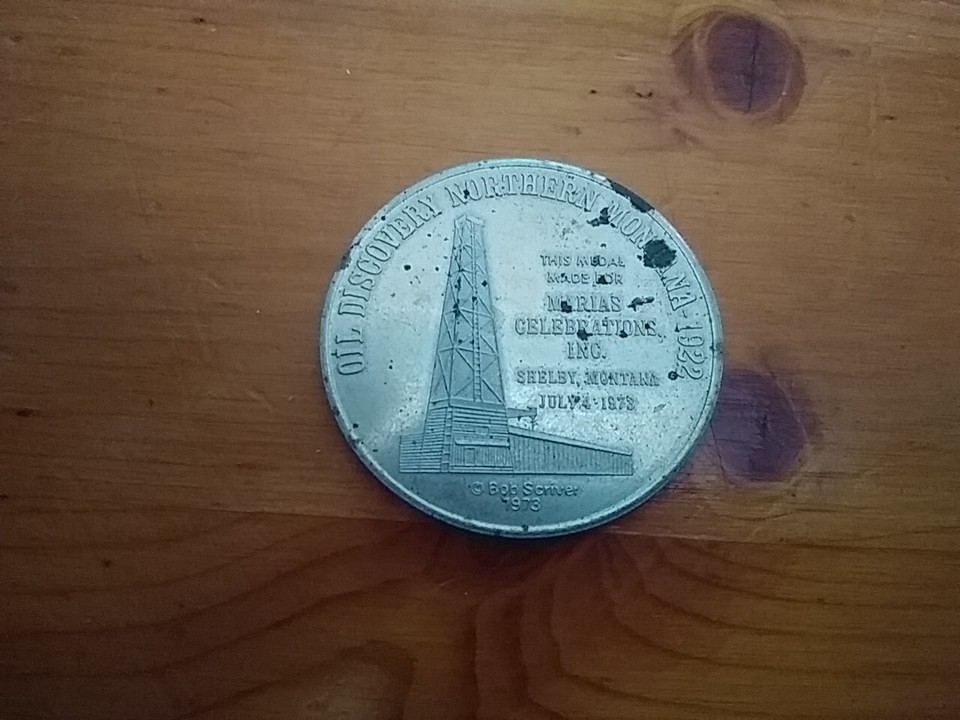 Shelby Montana 50th Anniversary Dempsey-Gibbons Fight Coin - Damaged | eBay