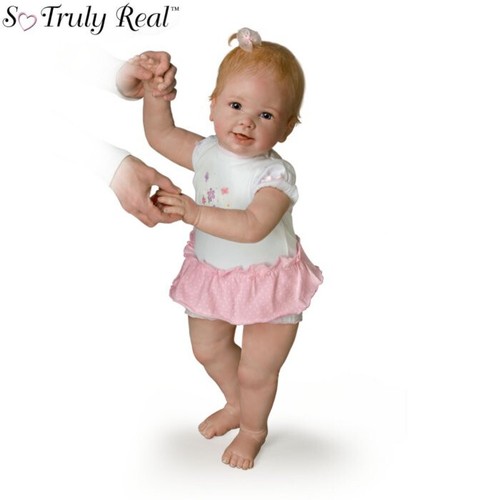 Ashton Drake Isabella's First Steps Interactive Walking Baby Doll Linda ...