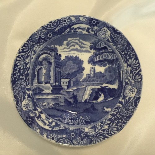 Rare Antique Copeland Spode "Blue Italian" Coffee Can Saucer – Blue ...