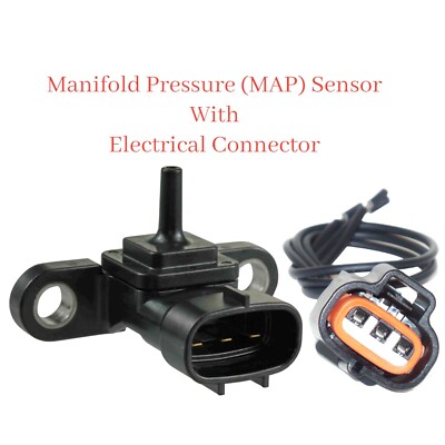 Manifold Pressure(MAP)Sensor & Connector Fits: Toyota Celica Corolla ...