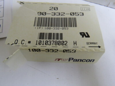 Pancon 100-332-053 Qty of 2 per Lot Pancon 100-332-053 | eBay