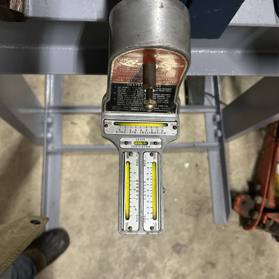 JH Bender Magnetic Camber Caster Gage Model 404 ( 1950s Vintage ) | eBay