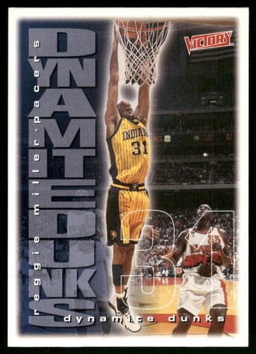 Reggie Miller 1999-00 Upper Deck Victory Indiana Pacers #312 Excellent ...
