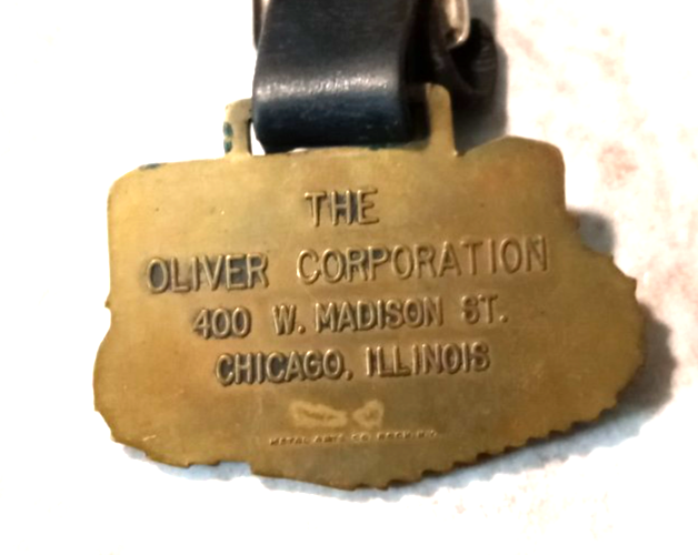 Vintage Oliver Corporation Dozer Tractor Watch Fob Chicago | eBay