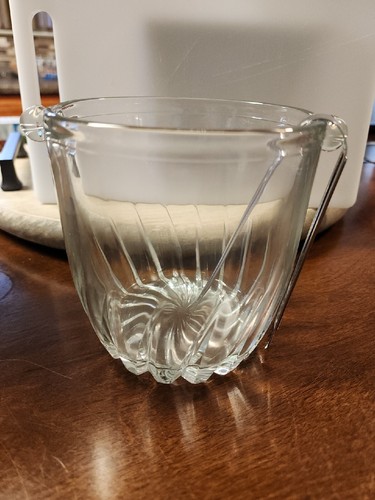 Bormioli Rocco Moncayo Ice Bucket Made in Italy 32oz Glass with Tongs ...